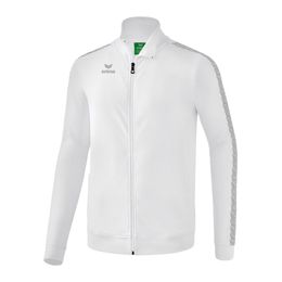Erima Trainingsjacke "Essential Team" in Wei&szlig; - 50% | Gr&ouml;&szlig;e 128 | Kinder-outdoor-jacken