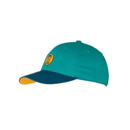 Trollkids Cap "Kroksand" in Gr&uuml;n/ Blau - 14% | Gr&ouml;&szlig;e 52-56 cm | Kindermuetzen