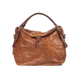 Anna Morellini Leder-Shopper "Cortona" in Braun - (B)40 x (H)36 x (T)16 cm - 77% | Damen-taschen