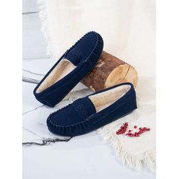 Gooce Mokassins "Malika" in Dunkelblau - 55% | Gr&ouml;&szlig;e 38 | Damen-schuhe-halbschuhe