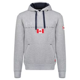 Canadian Peak Hoodie "Gasikeak" in Hellgrau - 62% | Gr&ouml;&szlig;e L | Herren-sweatshirts-jacken