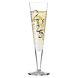 Ritzenhoff Champagnerfl&ouml;te "Brillantnacht" in Schwarz/ Gold - 200 ml - 53% | Gedeckter-tisch