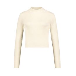 STITCH & SOUL Stitch & Soul Longsleeve in Creme - 75% | Gr&ouml;&szlig;e XS | Damen-tops