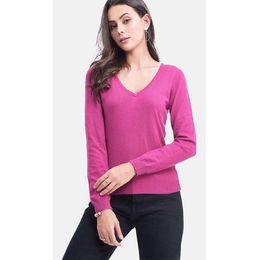 ASSUILI Pullover in Fuchsia - 70% | Gr&ouml;&szlig;e 42 | Damen-pullover-cardigans