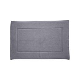 Soft by Perle de Coton Badematte in Grau - (L)50 x (B)80 cm - 72% | Gr&ouml;&szlig;e 50x80 cm | Heimtextilien-badematten