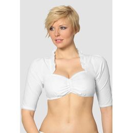 Stockerpoint Dirndlbluse "Clara" in Wei&szlig; - 57% | Gr&ouml;&szlig;e 42 | Damen-dirndlblusen