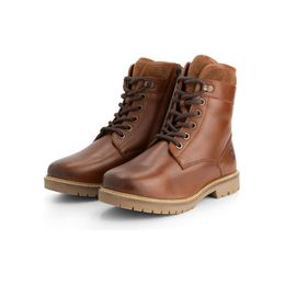 TRAVELIN' Leder-Boots "Larvik" in Hellbraun - 68% | Gr&ouml;&szlig;e 41 | Damen-stiefel