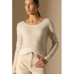 Perfect Cashmere Kaschmir-Pullover "Lindsay" in Creme - 56% | Gr&ouml;&szlig;e L | Damen-pullover-cardigans