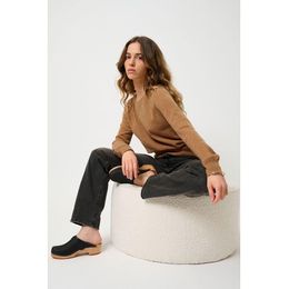 AUTHENTIC CASHMERE Kaschmir-Pullover "Etret" in Camel - 66% | Gr&ouml;&szlig;e L | Damen-pullover-cardigans