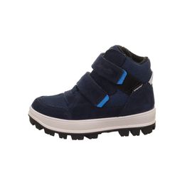 Superfit Leder-Winterboots "Tedd" in Dunkelblau - 61% | Gr&ouml;&szlig;e 29 | Kinderstiefel