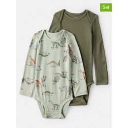 Carter's carter's 2er-Set: Bodys in Khaki - 53% | Gr&ouml;&szlig;e 86/92 | Baby-bodys