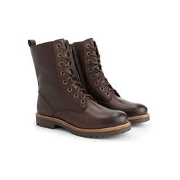 TRAVELIN' Leder-Boots "Forsol" in Braun - 53% | Gr&ouml;&szlig;e 36 | Damen-stiefel