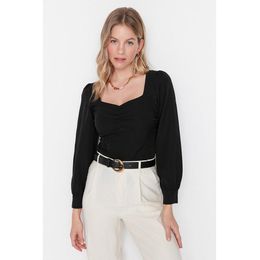 Trendyol Bluse in Schwarz - 63% | Gr&ouml;&szlig;e 40 | Damen-blusen