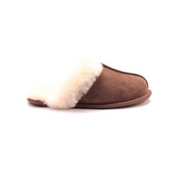 UGG Australia UGG Lammfell-Hausschuhe "Scuffette II" in Braun - 45% | Gr&ouml;&szlig;e 37 | Damen-pantoletten