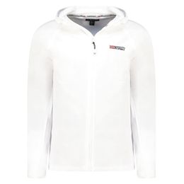 Geographical Norway Fleecejacke "Tugood" in Wei&szlig; - 43% | Gr&ouml;&szlig;e XL | Herren-pullover-sport