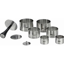 Gefu Speisering Formidable, Edelstahl, Metall, rund, rostfrei, Backen, Backformen, Backformen-Sets