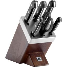 Zwilling Messerblock Zwilling Gourmet, Esche, Metall, 7-teilig, Kochen, K&uuml;chenmesser, Messersets
