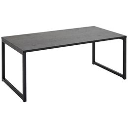 Mid.you Couchtisch, Schwarz, Metall, Holzwerkstoff, rechteckig, eckig, 45x60x110 cm, Wohnzimmer, Wohnzimmertische, Couchtische