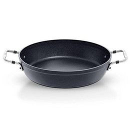 Fissler Servierpfanne Adamant, Schwarz, Metall, 3.2 L, backofengeeignet, kratzfest, antihaftbeschichtet, Kochen, Pfannen, Servierpfannen