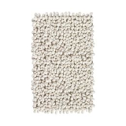 Aquanova Badematte Rocca, Beige, Textil, Uni, quadratisch, 70x120 cm, f&uuml;r Fu&szlig;bodenheizung geeignet, rutschfest, Badtextilien, Badematten