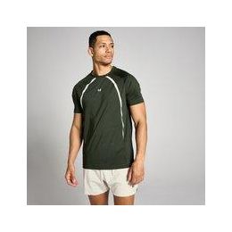 Myprotein MP Herren Tempo Panel T-Shirt - Waldgr&uuml;n - XS