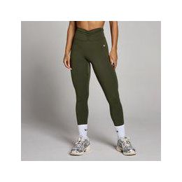 Myprotein MP Damen Tempo Dipped Waist Leggings - Waldgr&uuml;n - M