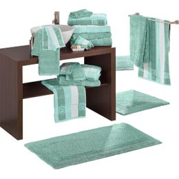 Caw&ouml; unisex Handtuch Set wintert&uuml;rkis Gr&ouml;&szlig;e 30x50 cm, 2 - G&auml;stet&uuml;cher
