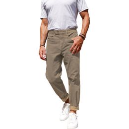 CR&Eacute;ATION L Damen Jeans mit 2 kn&ouml;pfbaren Ges&auml;&szlig;taschen beige Gr&ouml;&szlig;e 56
