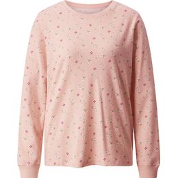 CR&Eacute;ATION L Damen Sweatshirt mit Bl&uuml;mchen-Print puder-ecru-bedruckt Gr&ouml;&szlig;e 44