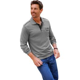 Catamaran Herren Sweatshirt hellgrau-meliert Gr&ouml;&szlig;e 44/46
