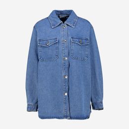V&eacute;ro Moda Blaue Oversized Jeansjacke