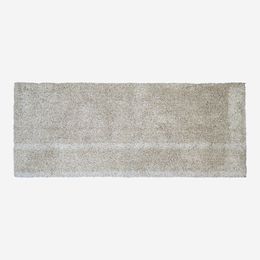 Rachel Zoe Wei&szlig;-cremefarbene Badematte aus Sherpa 61x152 cm