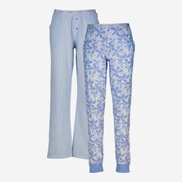 2er-Pack blaue Pyjama-Hose