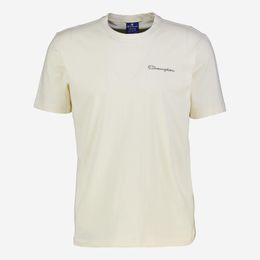 Champion Cremefarbenes T-Shirt mit Logo