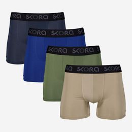 5er-Pack mehrfarbige Boxershorts mit gesticktem Logo