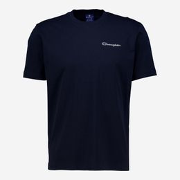 Champion Dunkelblaues T-Shirt mit Logo