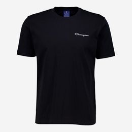 Champion Schwarzes T-Shirt mit Logo