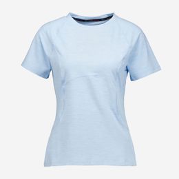 Hellblaues Sport-T-Shirt mit Tasche