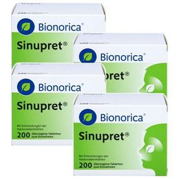 Sinupret &uuml;berzogene Tabletten 4x200 St