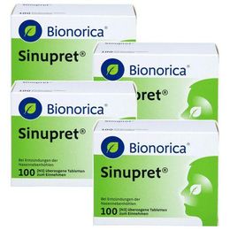 Sinupret &uuml;berzogene Tabletten 4x100 St