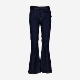 Goldgarn Denim Dunkelblaue Flared Jeans