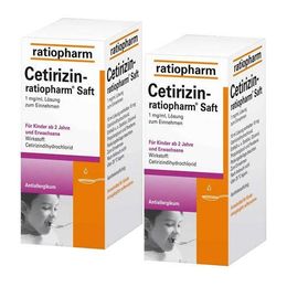 CETIRIZIN-ratiopharm Saft Doppelpackung (2x 150ml) 2 St