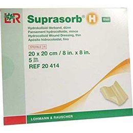 Lohmann & Rauscher Suprasorb H Hydrokoll.Verb.d&uuml;nn 20x20 cm 5 St