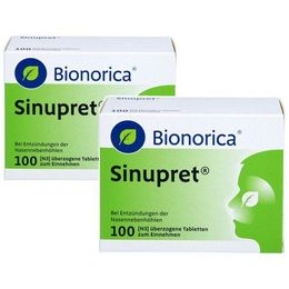 Sinupret &uuml;berzogene Tabletten Doppelpackung 2x100 St