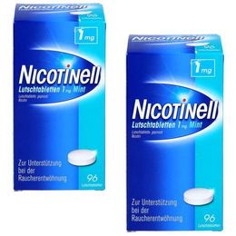 Nicotinell Lutschtabletten 1 mg Mint Doppelpackung 2 St