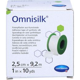 Paul Hartmann AG Omnisilk Fixierpflaster Kunstseide 2,5 cmx9,2 m 1 St