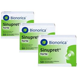 3x Sinupret forte &uuml;berzogene Tabletten 50 St