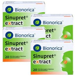 Sinupret extract &uuml;berzogene Tabletten 4x20 St
