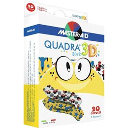 Quadra 3D Kinderpflaster 20x78 mm/26x78 mm boys 20 St