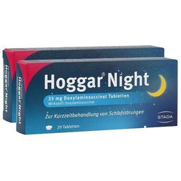STADA Hoggar Night Tabletten Doppelpackung (2x20 St) 2 St
